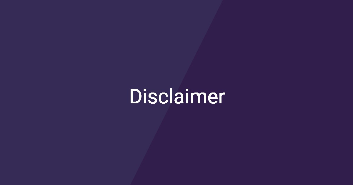 Disclaimer - Fancy English Translator